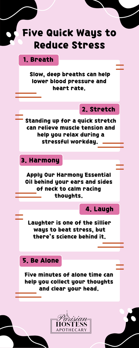Guide to Stress Relief: 5 Quick Tricks to Unwind! – The Parisian Hostess